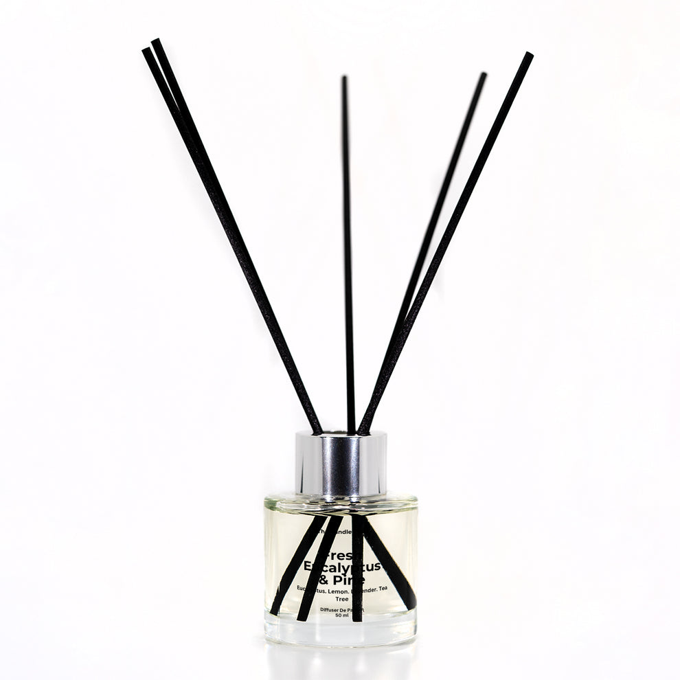 Fresh Eucalyptus & Pine Reed Diffuser – The Candle Tree