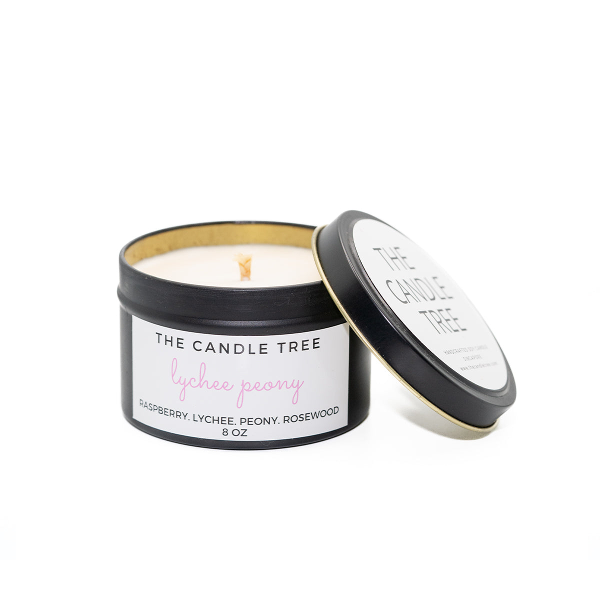 Lychee Peony | Soy Wax Candles in Handmade Singapore – The Candle Tree